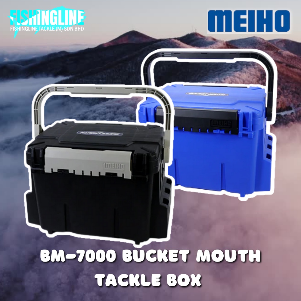 MEIHO JAPAN BUCKET MOUTH BM-7000 Fishing Tackle Box Made In Japan ...