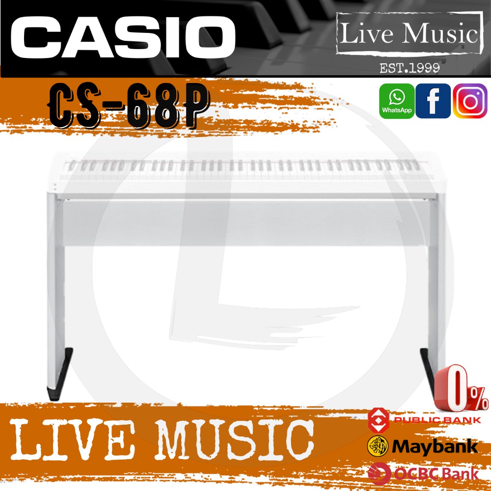 Casio CS-68P Digital Piano Stand For PX-S1100 - White ( PXS1100 / CS68P ...