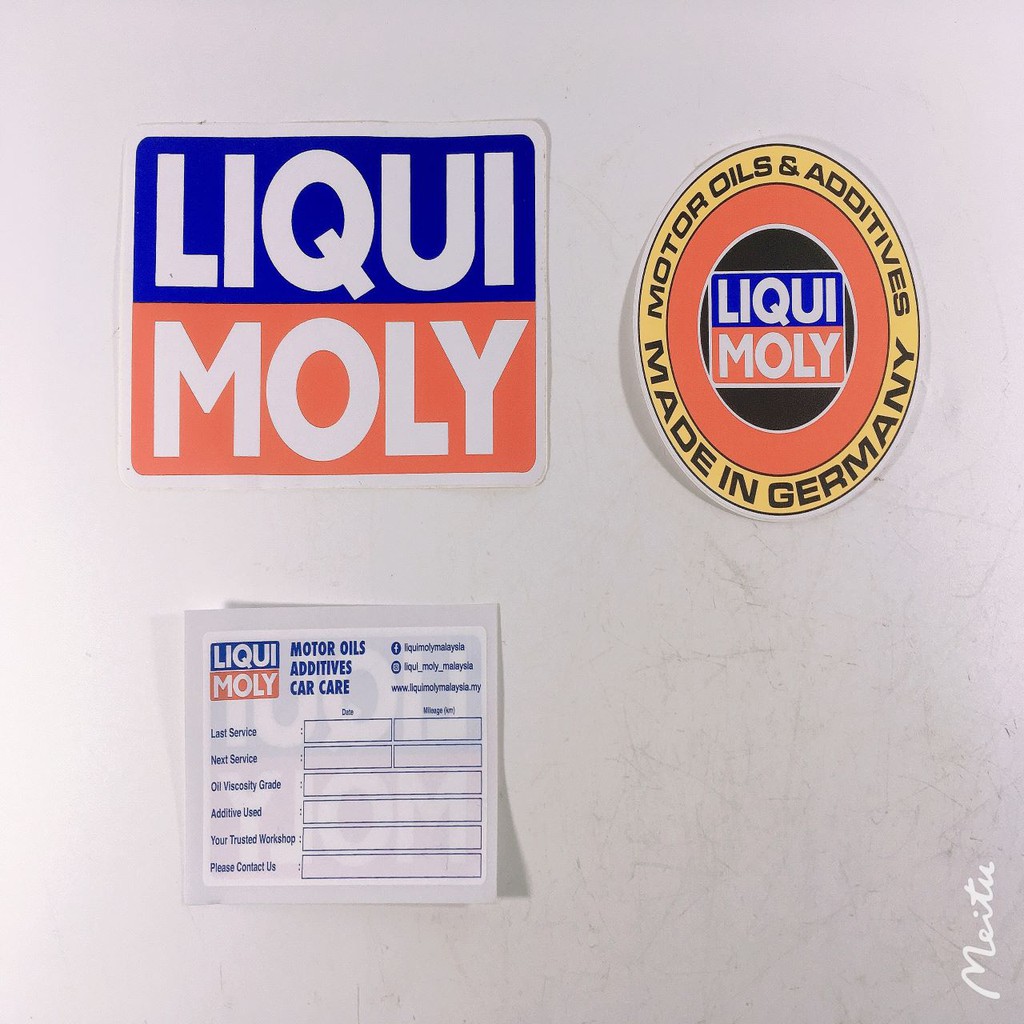 ORIGINAL LIQUI MOLY BIG STICKER | Shopee Malaysia