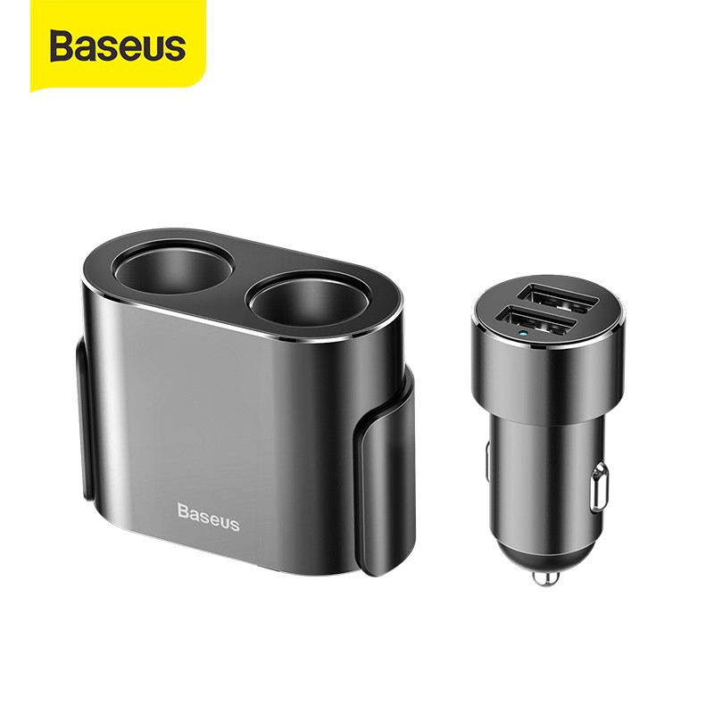 Baseus Dual USB Car Charger Support Car Recorder with Expander charger ...
