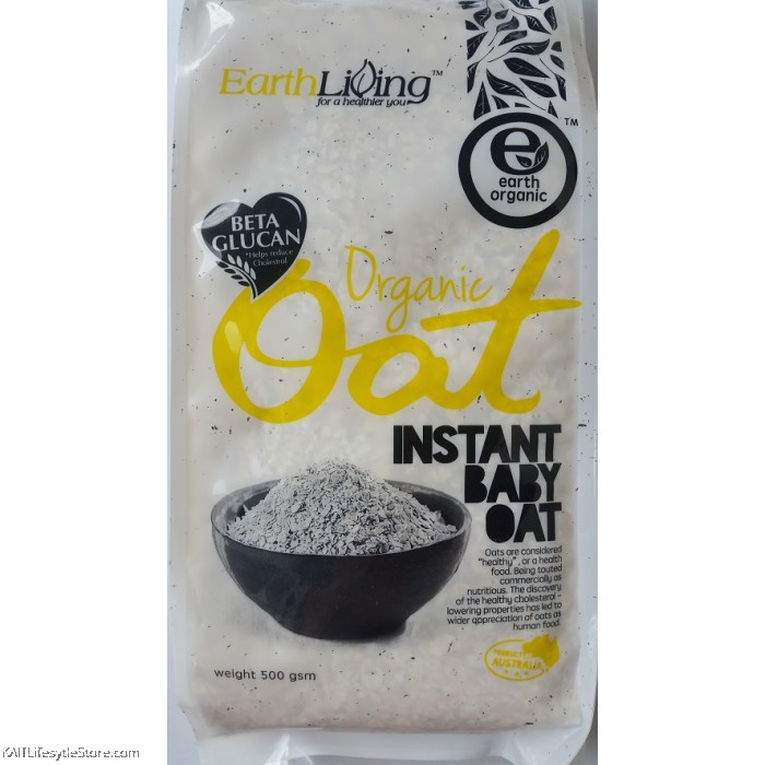 Earth Living / Earth Organic Instant Baby Oat 500g (Exp: 10/2023 ...