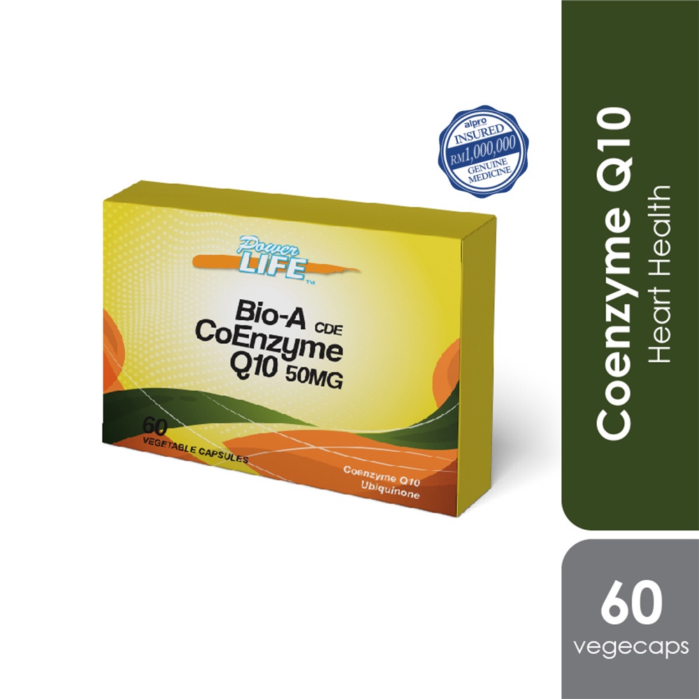 Alpro Pharmacy Exclusive - Powerlife Bio-A CDE Coenzyme Q10 50mg 6X10s ...