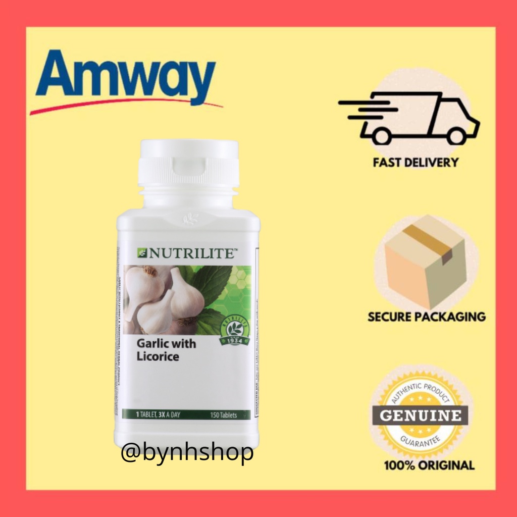[READY STOCK] Nutrilite Garlic With Licorice 150 Tab ORIGINAL AMWAY ...