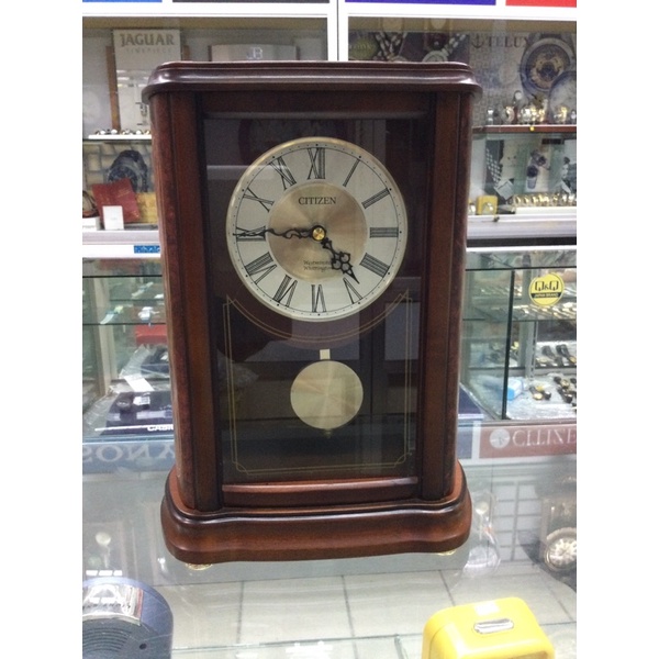 CITIZEN Table Clock with Melody (Wooden) | Shopee Malaysia