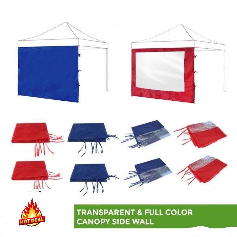 Transparent Protect Watersplash & Sunlight for Bazaar Khemah 8x8 10x10 ...