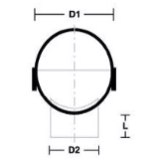 110mm~56mm Upvc Boss Connector With Bracket 4" x 2" 110mm ~ 50mm Upvc ...