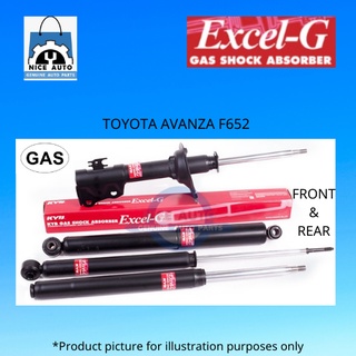 TOYOTA AVANZA F652 (FRONT & REAR ) ABSORBER - KAYABA (GAS) | Shopee ...