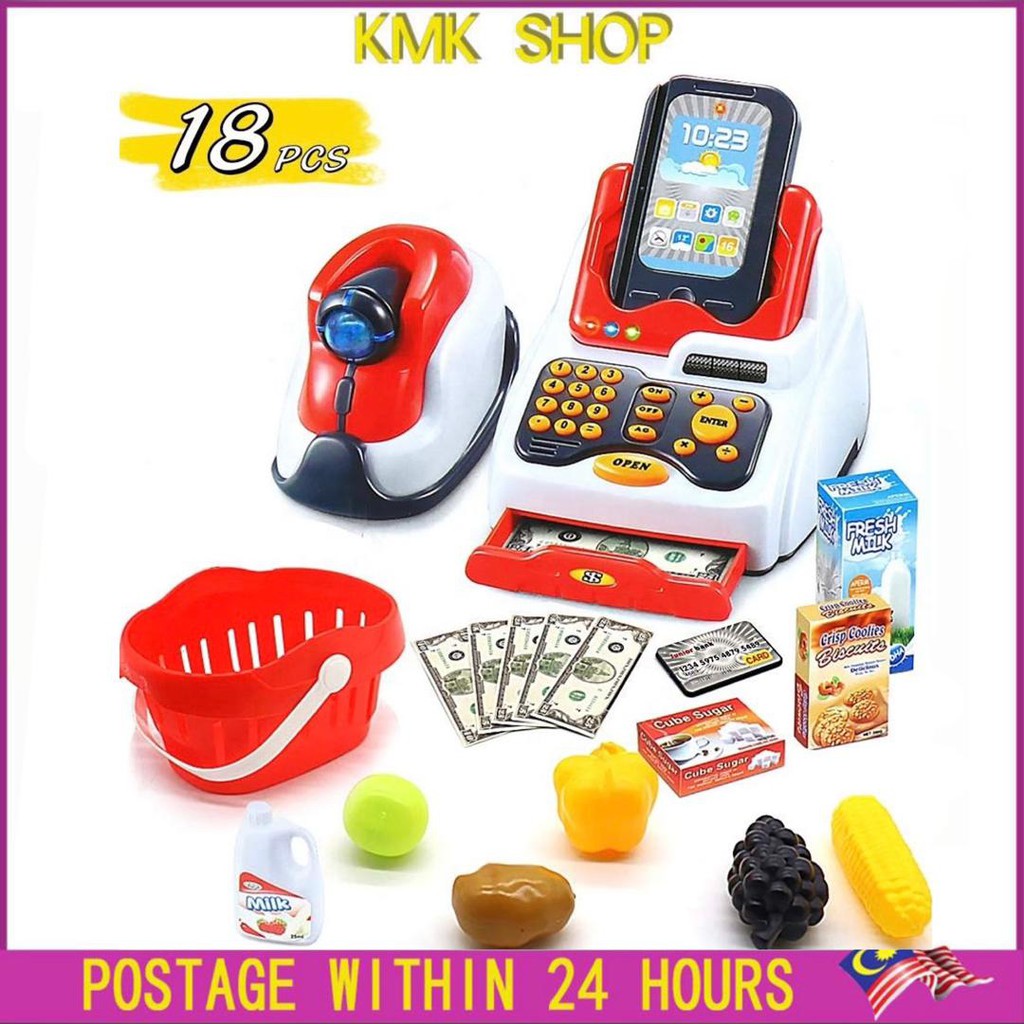 KMK SHOP Cashier Machine Supermarket For Children Play House/Mesin ...