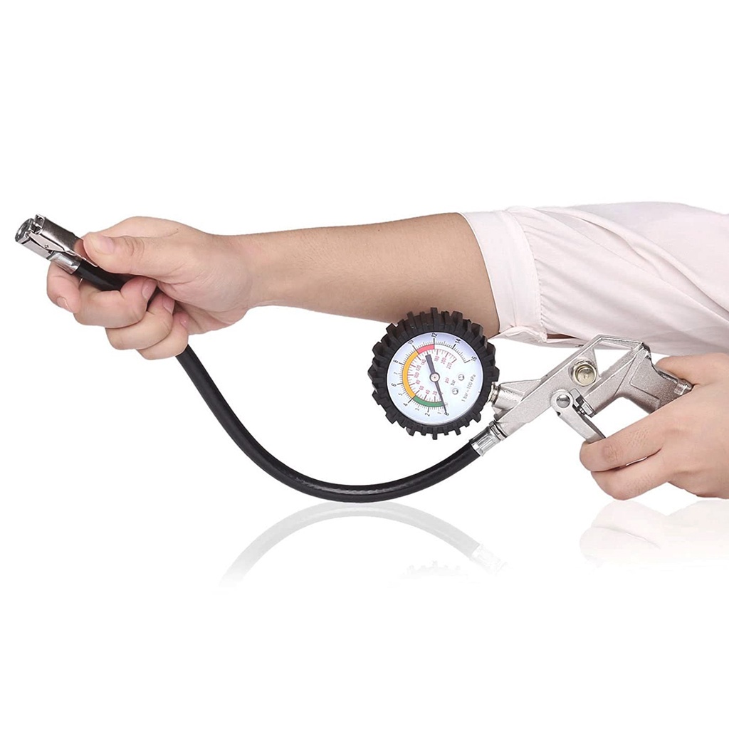 Tire Inflator Gun with Gauge Automotive Inflator And Gauge Tire ...
