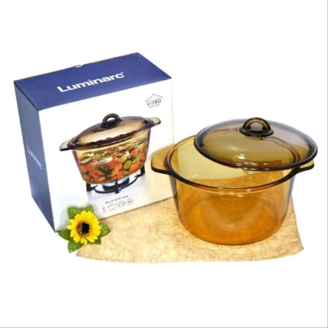 Luminarc 3L Amber Vitro Casserole | Shopee Malaysia