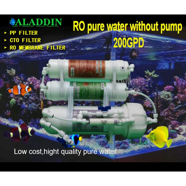 RO Water DIY #200GPD / RO Pure Water Without Pump , Can use for Water ...