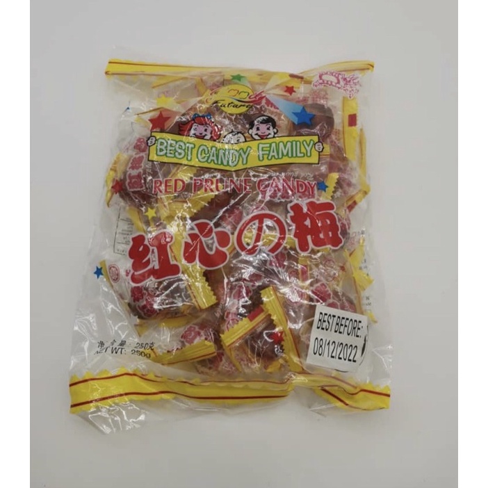 Best Red Prune Candy 250G | Shopee Malaysia