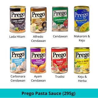 Prego Pasta Sauce - 8 Flavours (295g) | Shopee Malaysia