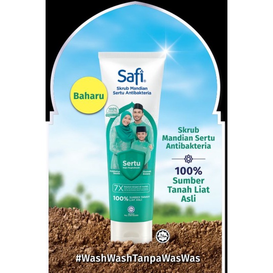 Safi Skrub Mandian Antibakteria Sertu 300ml | Shopee Malaysia