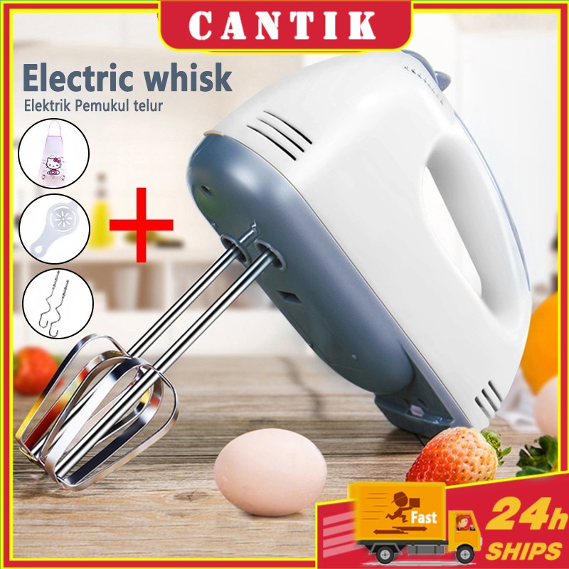 🔥【ready stock】🔥7 Speed Portable Baking Hand Mixer Suitable for egg cake ...