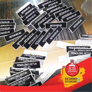 NAME TAG (TANDA NAMA) GURU, KERAJAAN, PELAJAR MAGNET ATAU PIN | Shopee ...
