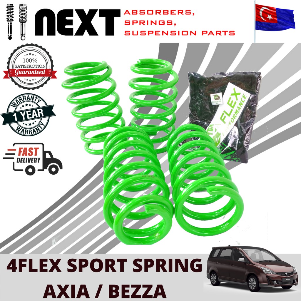 (FAST SHIPPING) 4Flex Sport Spring Proton Exora Coil Spring | Shopee ...