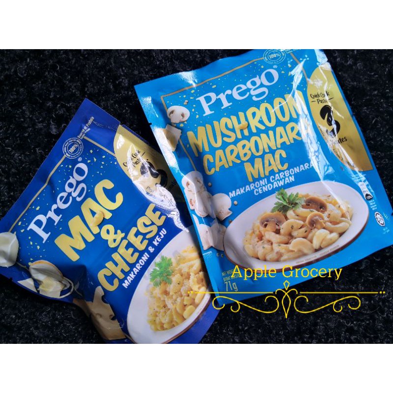 [New] Prego Mushroom Carbonara Mac 71g / Mac & Cheese 70g / Spicy ...