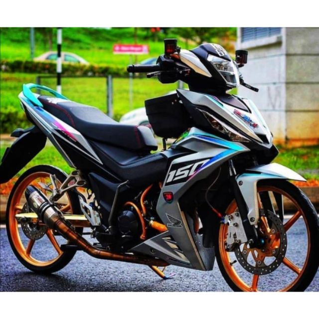 COVERSET RS150 Winner ANNIVERSARY 20TH SILVER V1 V2 RS150R | Shopee ...