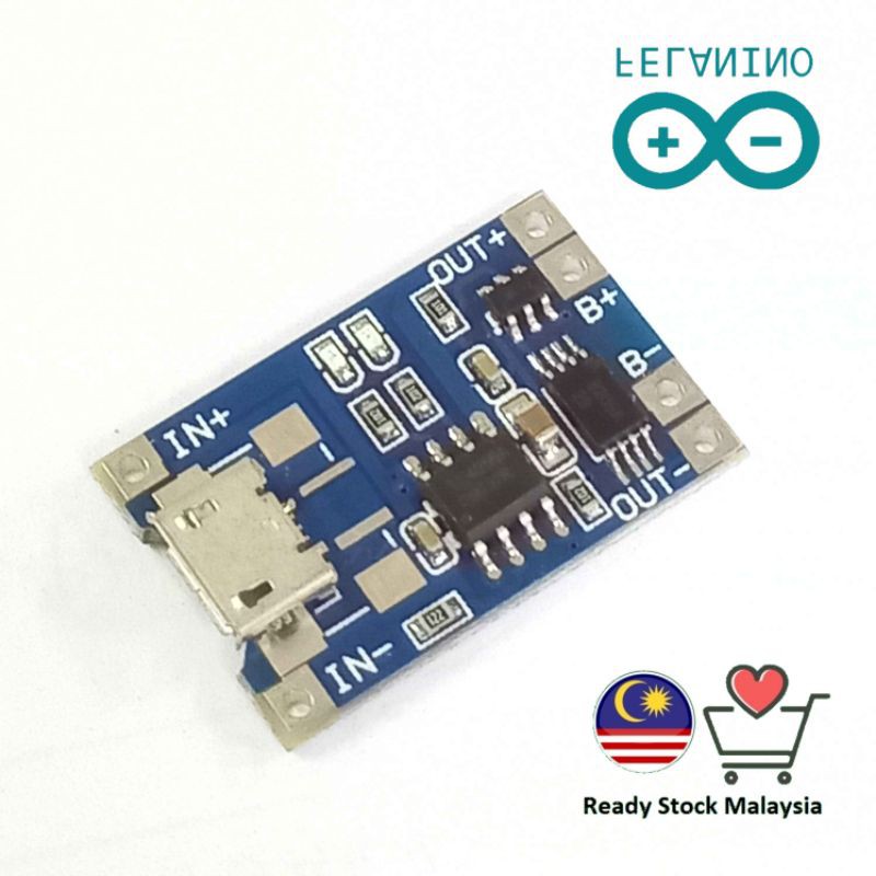 TP4056 / TC4056A Lithium Battery Charger and Protection Module | Shopee ...
