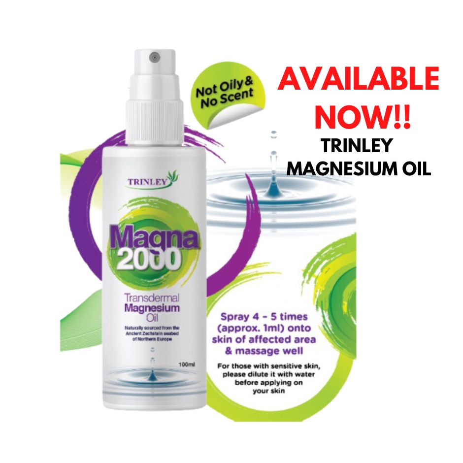 Trinley Magna2000 Magnesium Spray Muscle Relaxing | Shopee Malaysia