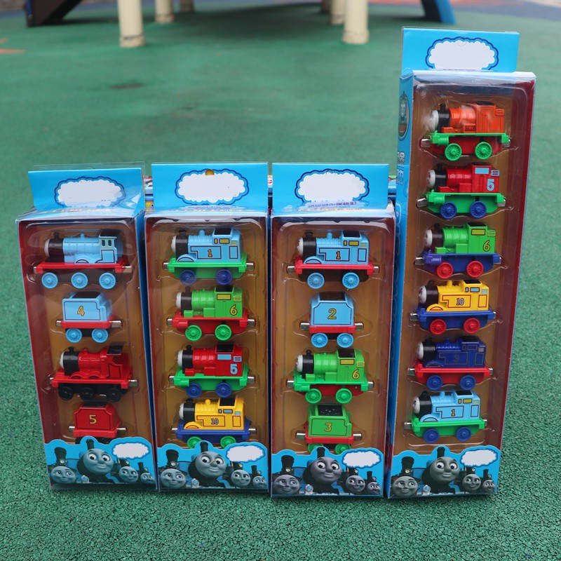 Set Thomas Small Train Set Alloy Magnetic Trail Electric Track Car ...