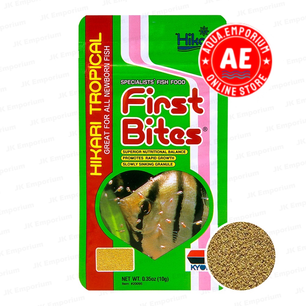 Hikari First Bites 10g Tropical Newborn Baby Fish Fry Food Sinking ...
