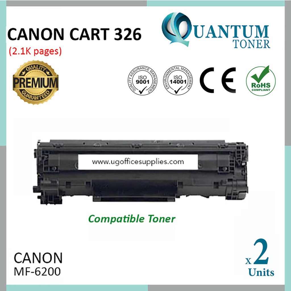 2x Canon 326 Cartridge 326 CRG 326 Compatible Toner for Canon ...