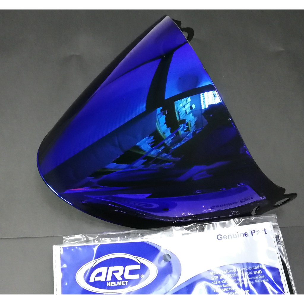 ARC RITZ HELMET VISOR (BLUE COLOUR) 100% ORIGINAL | Shopee Malaysia