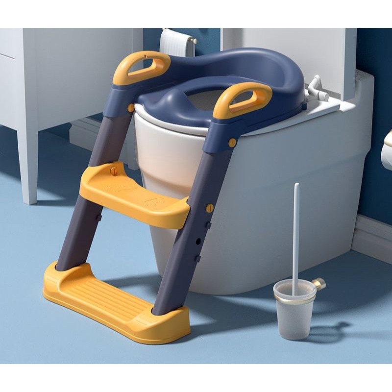Kids Toilet Training Ladder Foldable Baby Potty Training Toilet Seat ...