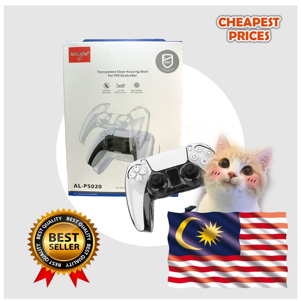 [JOHOR READY STOCK] Aolion Transparent Clear Housing Shell for PS5 ...
