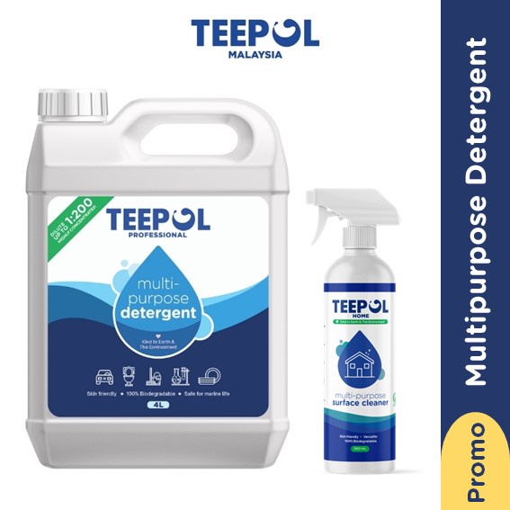 Teepol Multipurpose Detergent + Cleaner (4.5L) | Shopee Malaysia