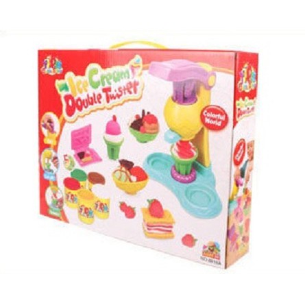 Kids Ice Cream Clay Maker Playset Kids Ice Cream Playdough Kids Toys ...
