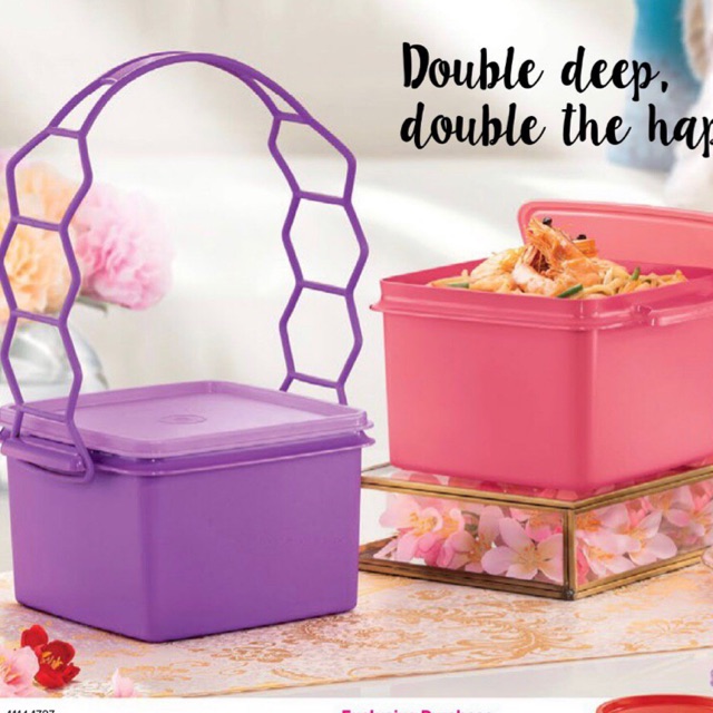 Tupperware Double Deep with Cariolier(1.7L) | Shopee Malaysia