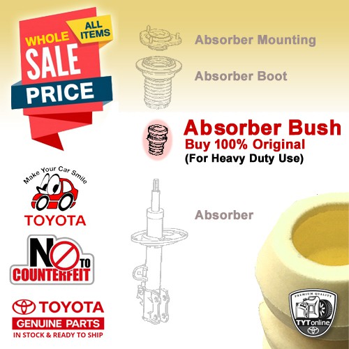 Camry (2003-2018) Rear Absorber Bush ACV30 ACV40 ACV51 48341-32054 ...