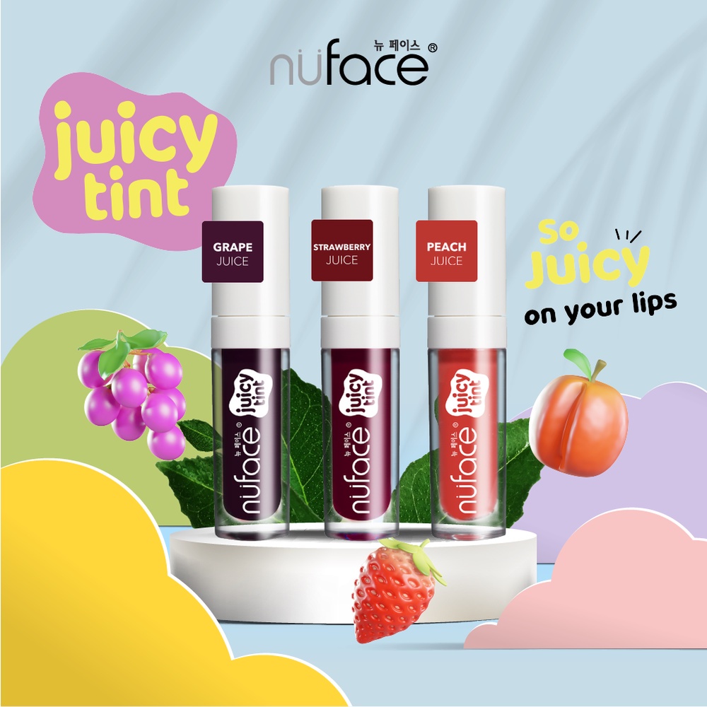 Nuface Juicy tint - Long-Lasting Lip tint / liptin | Shopee Malaysia