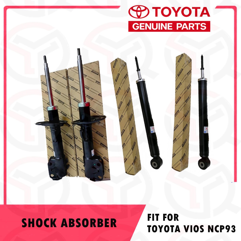 TOYOTA VIOS NCP93 2007-2012 FRONT REAR ABSORBER (ORIGINAL) (2 PIECE ...