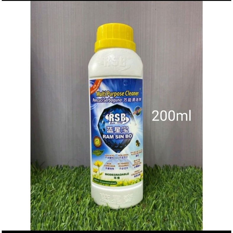 RAM SIN BO MULTI PURPOSE CLEANER 200ml CONCENTRATE (READY STOCK ...
