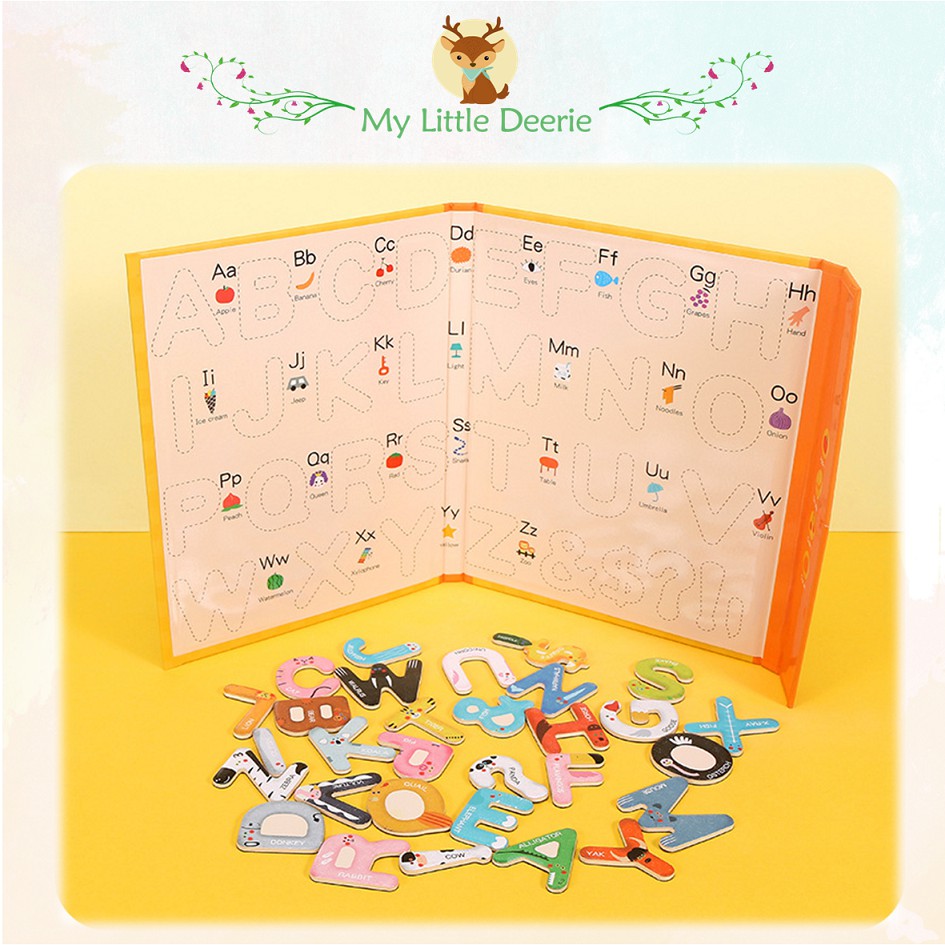 Magnetic ABC Alphabets 123 Numbers Book Children Kids Toy | Shopee Malaysia
