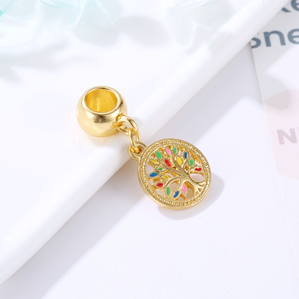 Charm pokok warna warni bertuah lucky tree sesuai gelang rantai ...