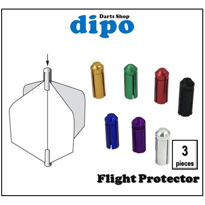 DiPO Darts Accessories - Flight Protector (3pcs) | Shopee Malaysia