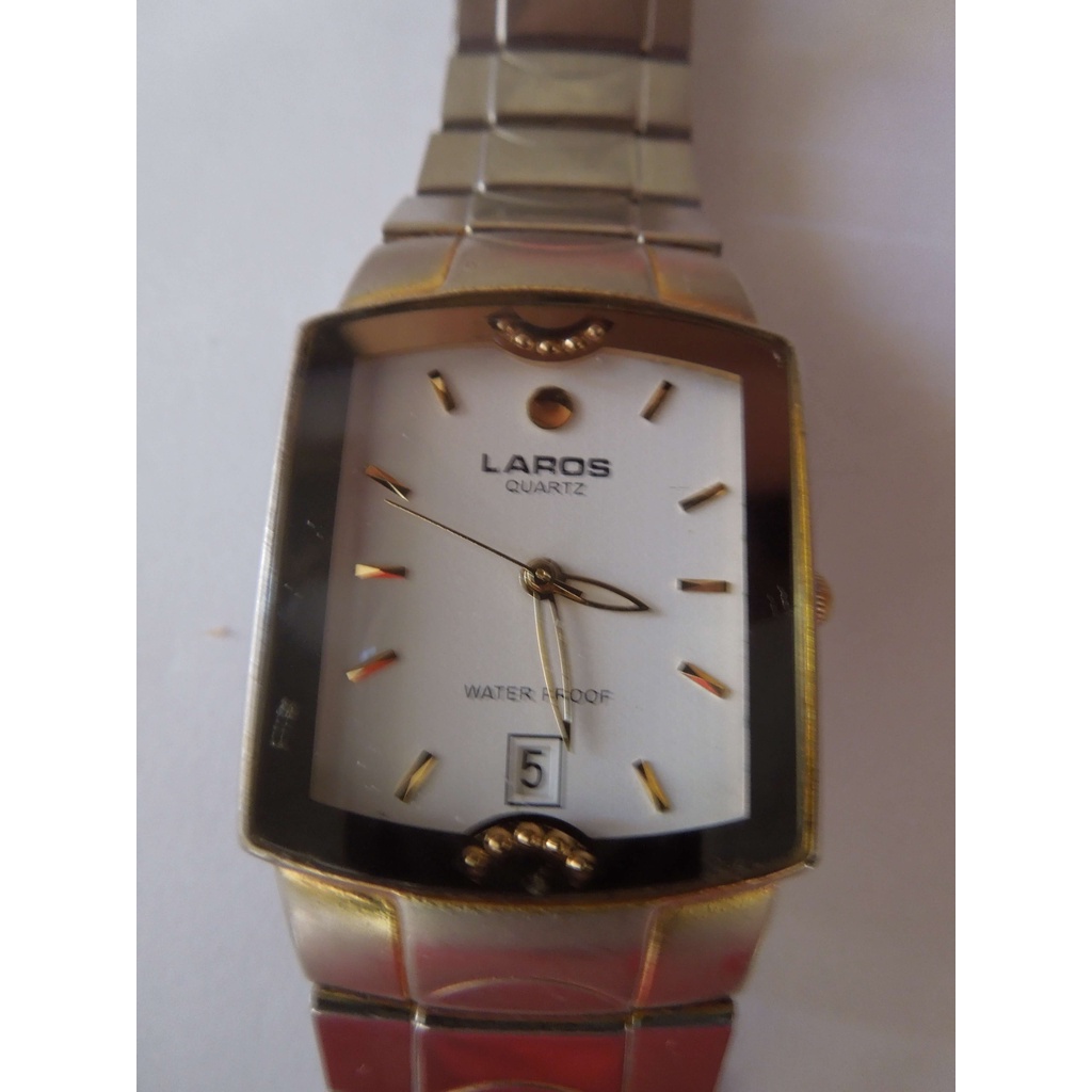 Laros Quartz White Rectangular Dial Watch | Shopee Malaysia