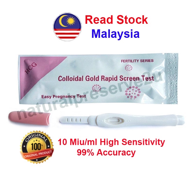 Pregnancy Test Pen HCG Urine Rapid Test Kit UPT Uji Kehamilan | Shopee ...