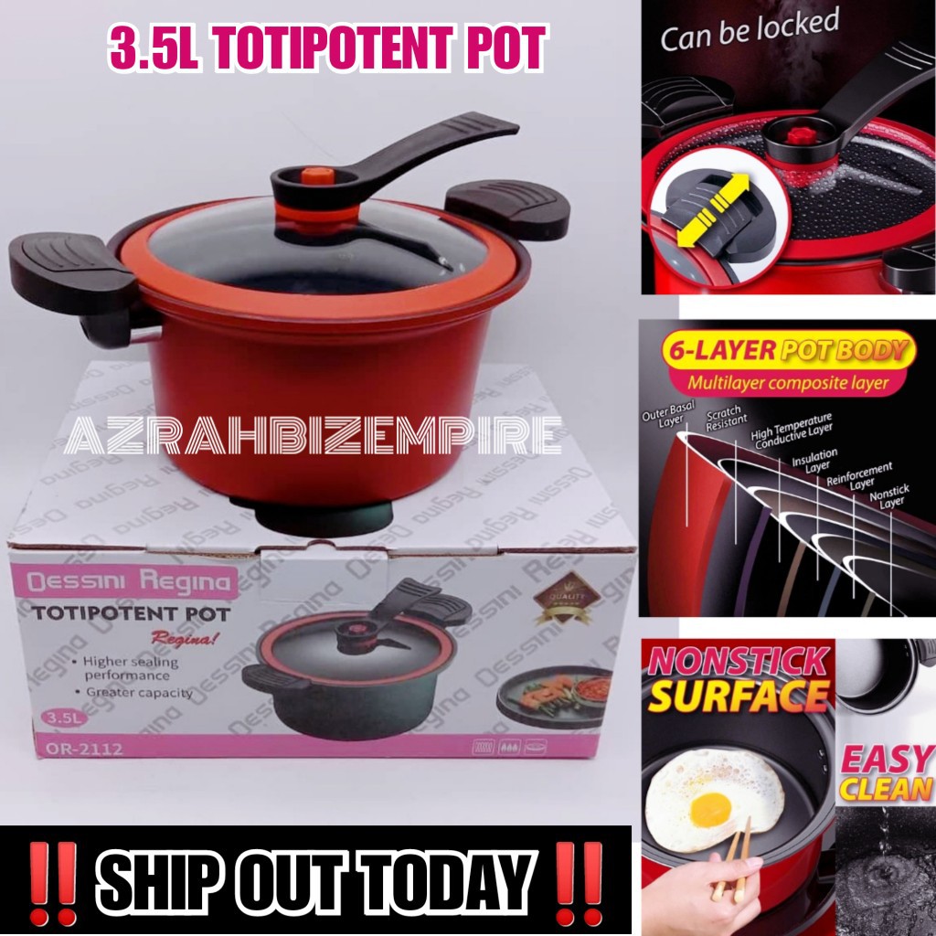 HOT! 3.5L DESSINI TOTIPOTENT POT / DESSINI MICRO PRESSURE COOKER ...