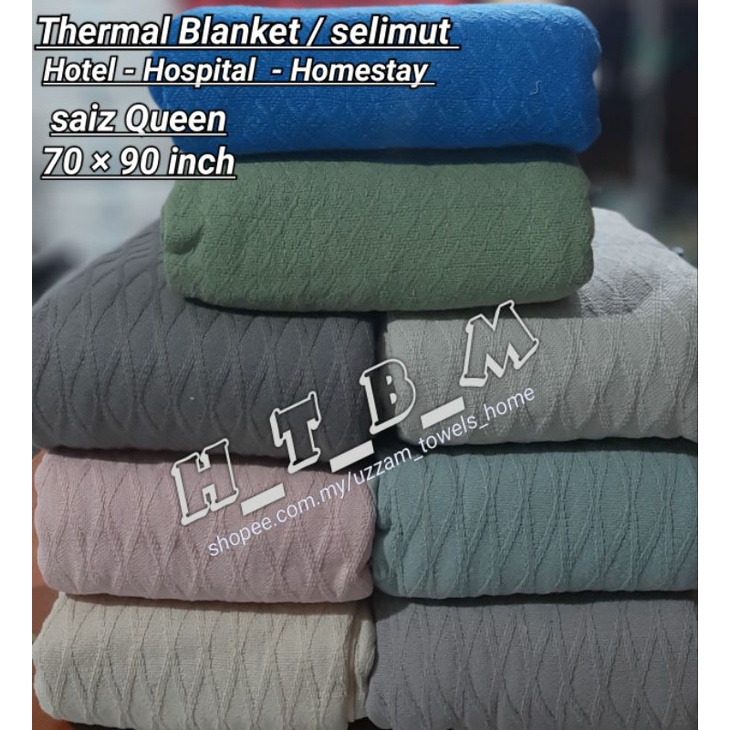 Thermal hospital Blanket /QUEENsaiz70"×90"inch.super single Blanket ...