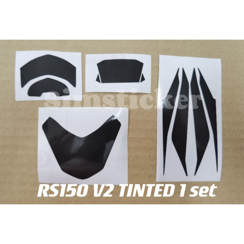 HONDA RS150 V2 Sticker Tinted protector (4 in 1) | Shopee Malaysia