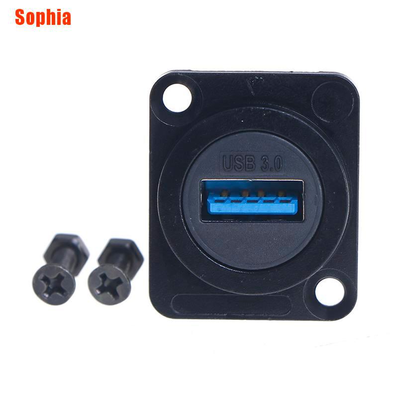 [Sophia] D Type Metal Usb Socket Double Pass Connector Usb 3.0 ...