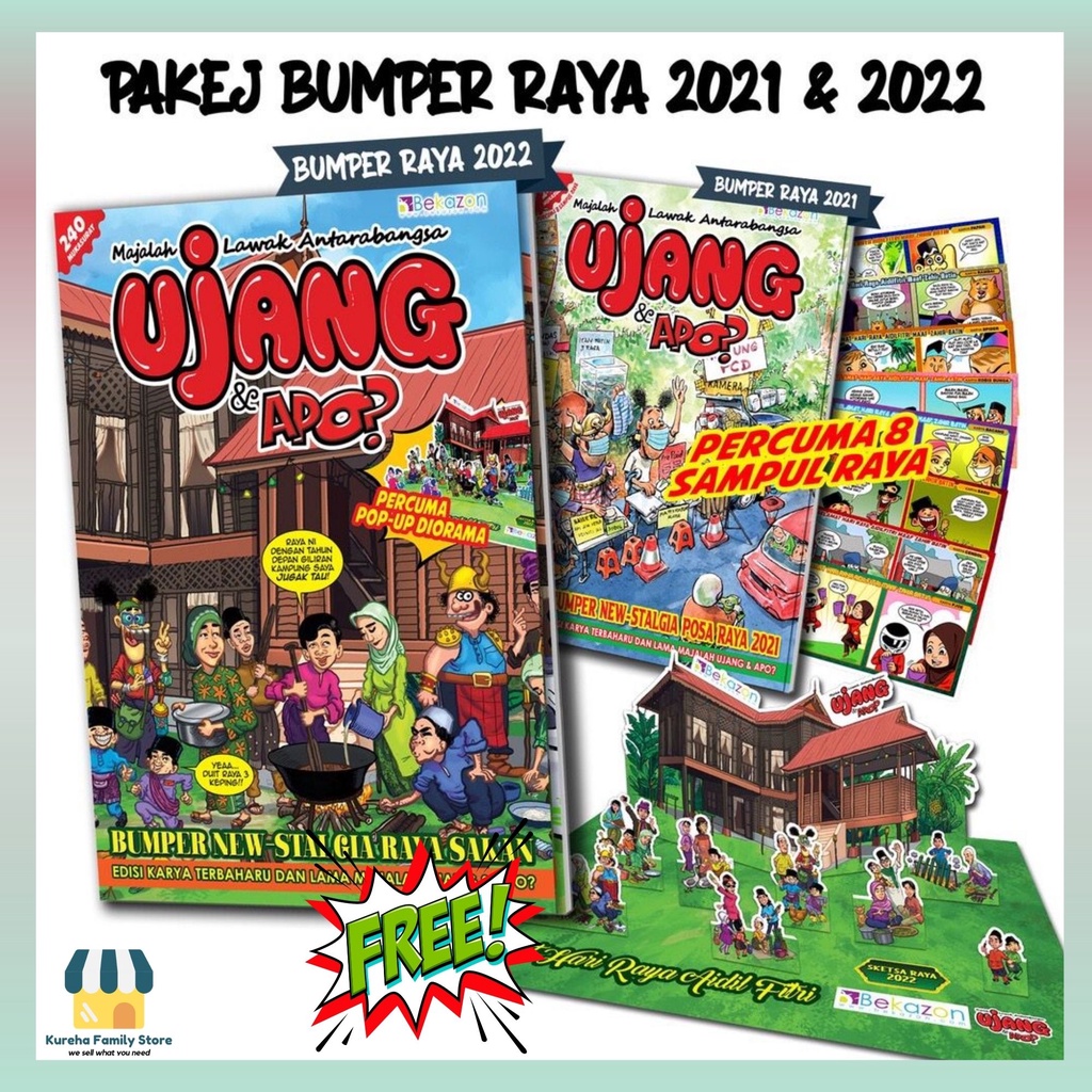 KOMIK Majalah Bumper Ujang Apo? Bumper Posa Raya 2021 New-Stalgia Raya ...