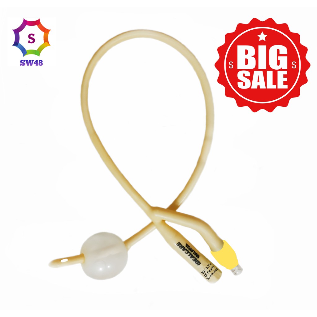 IDEALCARE Foley Balloon Catheter 20FR/pcs | Shopee Malaysia