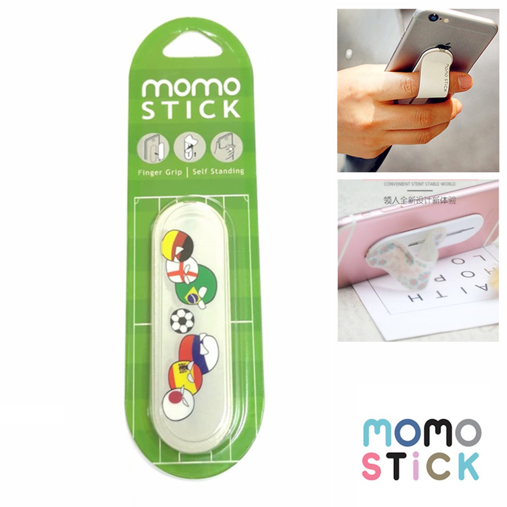 MOMO STICK Smartphone Finger Holder Hanger Stand Mount momostick ...
